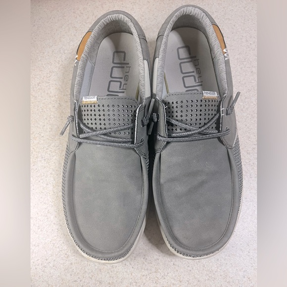 Hey Dude | Shoes | Hey Dude Mens Welsh Grip Loafer Shoes Sz 2 | Poshmark